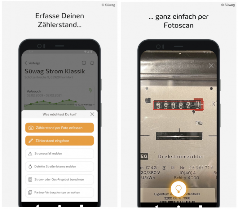 pixolus » pixometer Zählerstand-Scan in neuer Meine Süwag-App - Datenerfassung und Bilderkennung ...